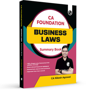 PW CA Foundation Business Laws Summary Book By CA Nikesh Agrawal For ...