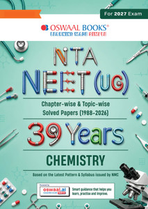NEET (UG) 39 Years Chapter-wise & Topic-wise Solved Papers-Chemistry ...