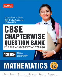 MTG CBSE Chapterwise Question Bank Class 12 Mathematics For 2026 Board ...