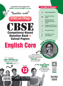 Together with 100 Plus Prep CBSE Question Bank for Class 12 English ...