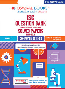 Class 12 ISC Computer Science Question Bank (2017 2026)| Chapter-wise ...