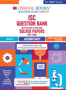 Class 12 ISC Accounts Question Bank (2017 2026)| Chapter-wise & Topic ...