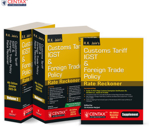 R.K. Jain's Customs Tariff, IGST & Foreign Trade Policy Rate Reckoner ...