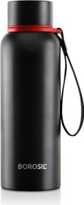 BOROSIL Trek Vacuum Insulated Water Bottle, 20 Hours Hot & 24 Hours ...