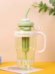 trollgadgets Large Capacity Trendy Ice Cream-Themed Sipper with Handle ...