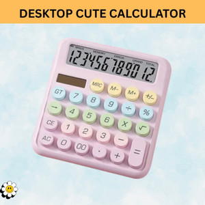 Flipkart.com | SACRO Desktop Cute Calculator, 12-Digit Large Display ...