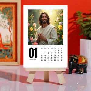 MAYANKONESTOP Divine Grace – Jesus Desk Calendar 2026 2026 Table ...