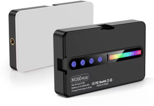 Gadgetturbo M160 RGB Photography Light, LED Video Light 1150 lx Camera ...