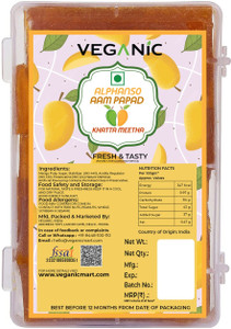 Veganic Aam Papad (Dried Alphonso Mango Slices) | Mango Amavat Aam ...