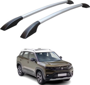 aksmit Sleek Silver Roof Rails for Maruti Suzuki Brezza (All Cars ...