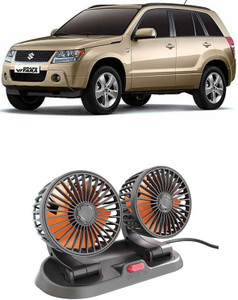 Elite Car Cooling Fan 12V With 360 Degree Rotation 2 Speed Fans E-2871 ...