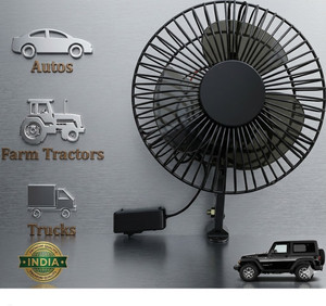 Purpleheart 12 Volt 6" Fan for Car, SUV, Truck, Auto, Caravan, Buses ...