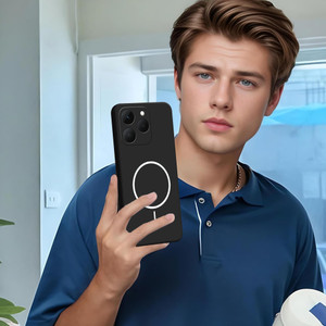 BINTAGE Back Cover for Realme 15T 5G | Mag_Safe Designed Silicon Soft ...