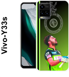 MASURA Back Cover for Vivo Y33s, RCB, IPL, Team, Logo, Virat, Kohli ...