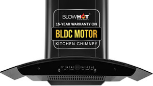 BLOWHOT ERICA L BAC 90cm 1750m3/h Powerful Suction, BLDC Motor, Speed ...