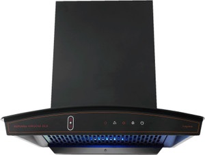 Kutchina Virgose Dlx 60 Auto Clean Wall Mounted Black 1300 CMH Chimney ...