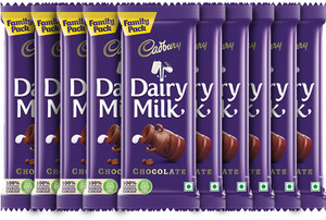 Cadbury Dairy Milk Chocolate Bar Family Pack Bars Price in India - Buy ...