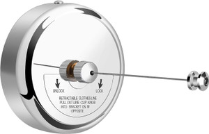 TRZ Steel Wire Clothes line Stainless Steel Retractable Clothesline ...