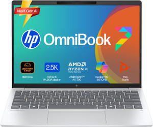HP OmniBook 7 Aero (Previously Pavilion) AMD Ryzen AI 7 Octa Core AI 7 ...