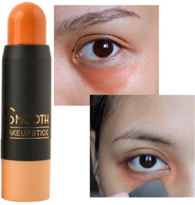 orange contour makeup