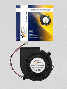 DHRUV-PRO BALL BEARING DC 12V 2.40A 4500 RPM, High Speed 3-Pin High ...