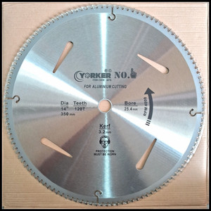 YARKAR 14inch; 120teeth; YORKER; Aluminum Saw Circular Blade 14inch ...