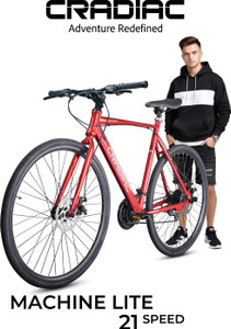 CRADIAC MACHINE LITE 21 SPEED|RIGID FORK|6061 ALLOY FRAME |DUAL DISC ...