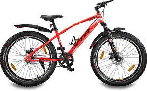 Sheldon XTR Cycle with Dual Disc Brake and Front Suspension Red 26 T ...