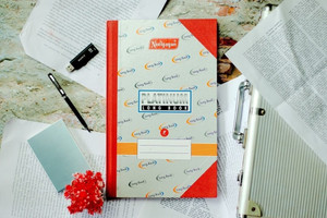 NEELGAGAN Platinum Notebook, Register Size (19.5 cm x 31.7 cm ...