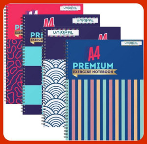 UNIQPAL NOTEBOOK A4 Notebook RULED 200 Pages Price in India - Buy ...