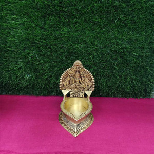 RAMA METAL BRASS LAKSHMI DIYA Brass Table Diya Price in India - Buy ...