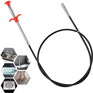 Radha Drain Wire Cleaning Spring Stick, Hair Catching Pipe Cleaning ...
