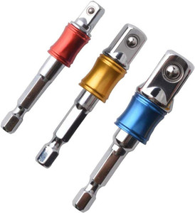 DYTOOLS Extension Socket Adapter Sets | 1/4-Inch Hex Shank to Drive 1/4 ...