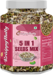 KrisippyNutty 5-in-1 Mix Seeds Rich in Omega-3, Protein & Fiber 100% ...