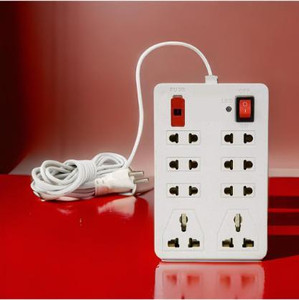 LifoDora 8]x1 SPIKE GUARD 8 Socket Extension Boards (White, 2 m) NG146 ...