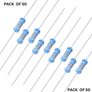 MAG BEE 68K Ohm Carbon Film Resistor 1/4 W Resistance 0.25 Watt - Pack ...