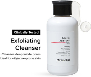 Minimalist 2% Salicylic Acid for Men & Women | Sulphate Free Anti-Acne ...
