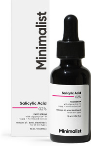 Minimalist Salicylic Acid Serum 2% for Acne, Blackheads & Open Pores ...