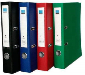 Flipkart.com | Peeplvalue Paper Cardboard Lever Arch Box File - Pack of ...