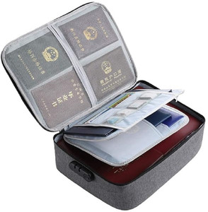 Flipkart.com | Elegance Zipper Travel Document File Organizer Multiple ...