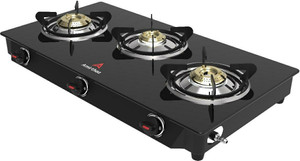 Amirtha Fuego 3BJ Stainless Steel, Glass Manual Gas Stove Price in ...