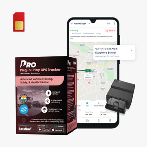 loconav PRO GPS Tracker for car Best Wireless Tracker | Mini GPS ...