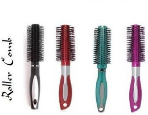 VOUGH Round Rolling Curling Comb/ Styling Hair Bursh Pack of 4 - Price ...