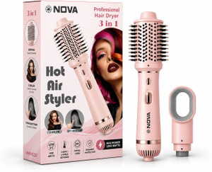 NOVA 3 in 1 Hot Air Brush for Women | One Step Dryer, Volumizer and NHP ...