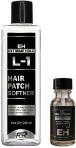 EH EXTREME HOLD Hair Patch Softener 200ML & Transparent adhesive ...