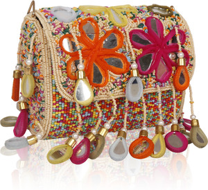 Buy Aqsa Bridal Women Multicolor Hand-held Bag Multicolor, CREEM ...