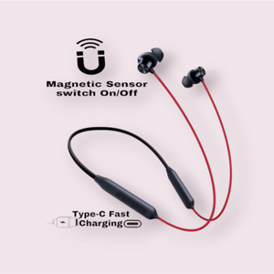 AIZINA Z2 Bullets Wireless Neckband with Fast Charge, 48 Hrs Battery ...