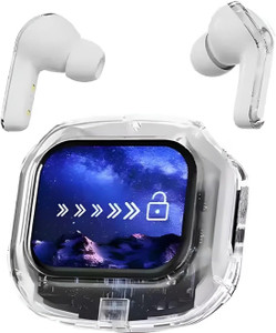 ZARRY AIR MAX Wireless Touch Screen Transparent Design ENC In-Ear ...