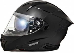 4U SUPREME SUPER B Full Face ISI Marked ABS with Unbreakable Dual Visor ...