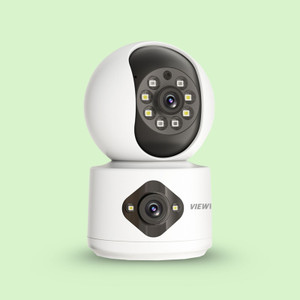 Viewvision 3MP+3MP Full HD Dual Lens Linkage 360° Wi-Fi PTZ , Night ...